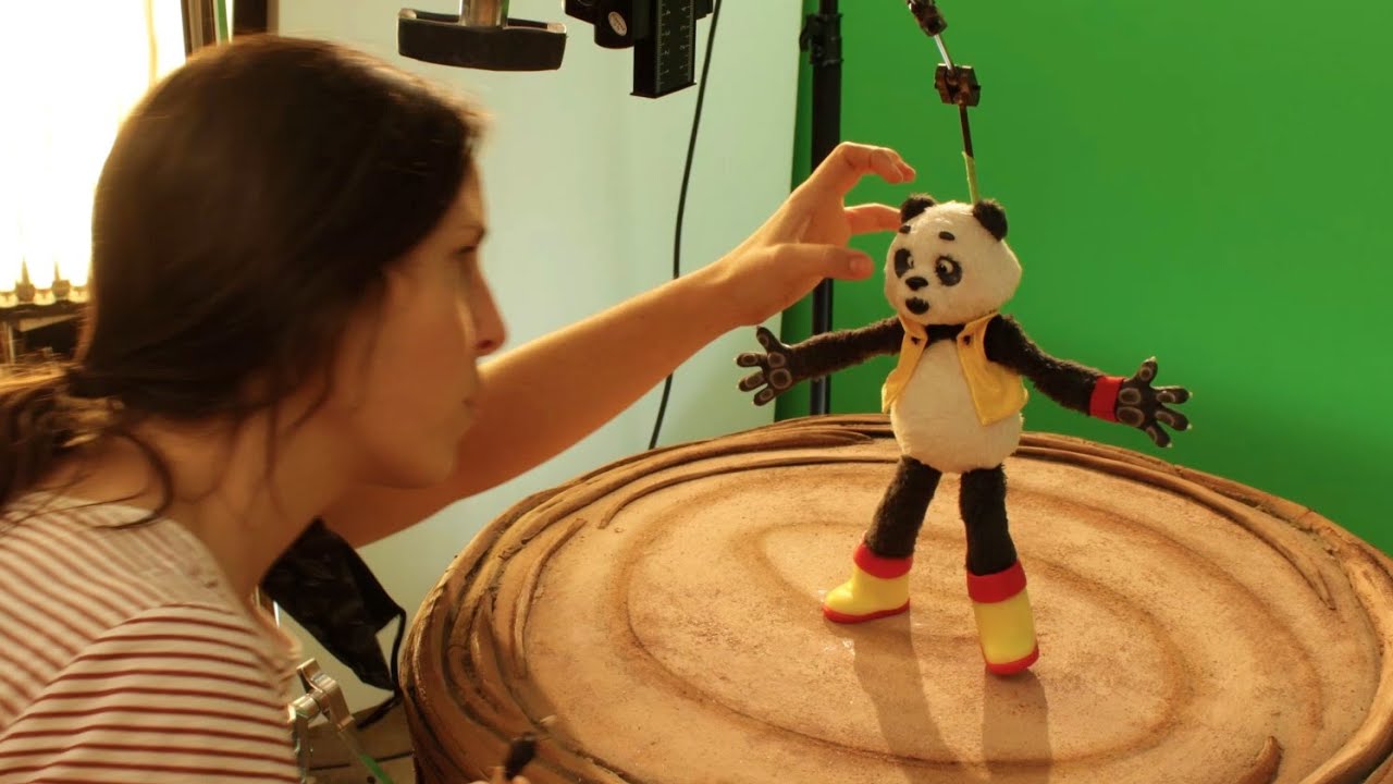 Behind the scenes of video game animation.
