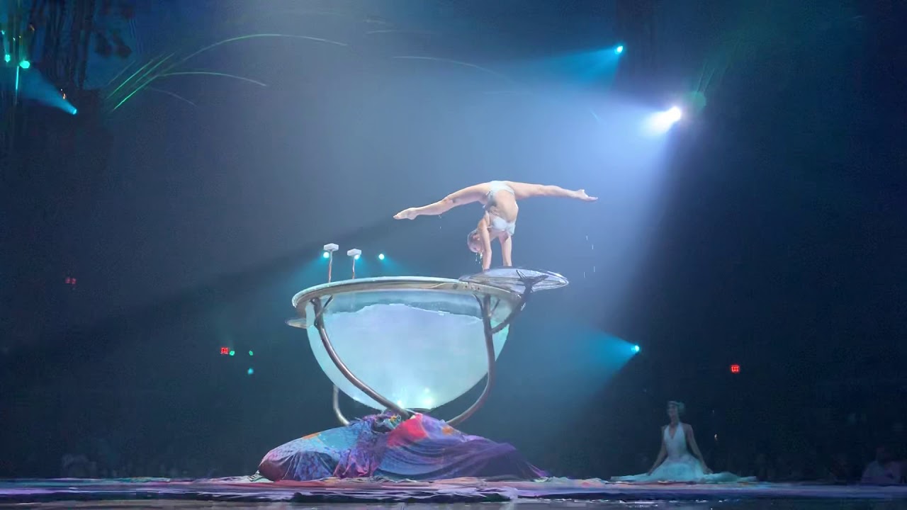 Cirque's 'Amaluna' – a water ball performance.