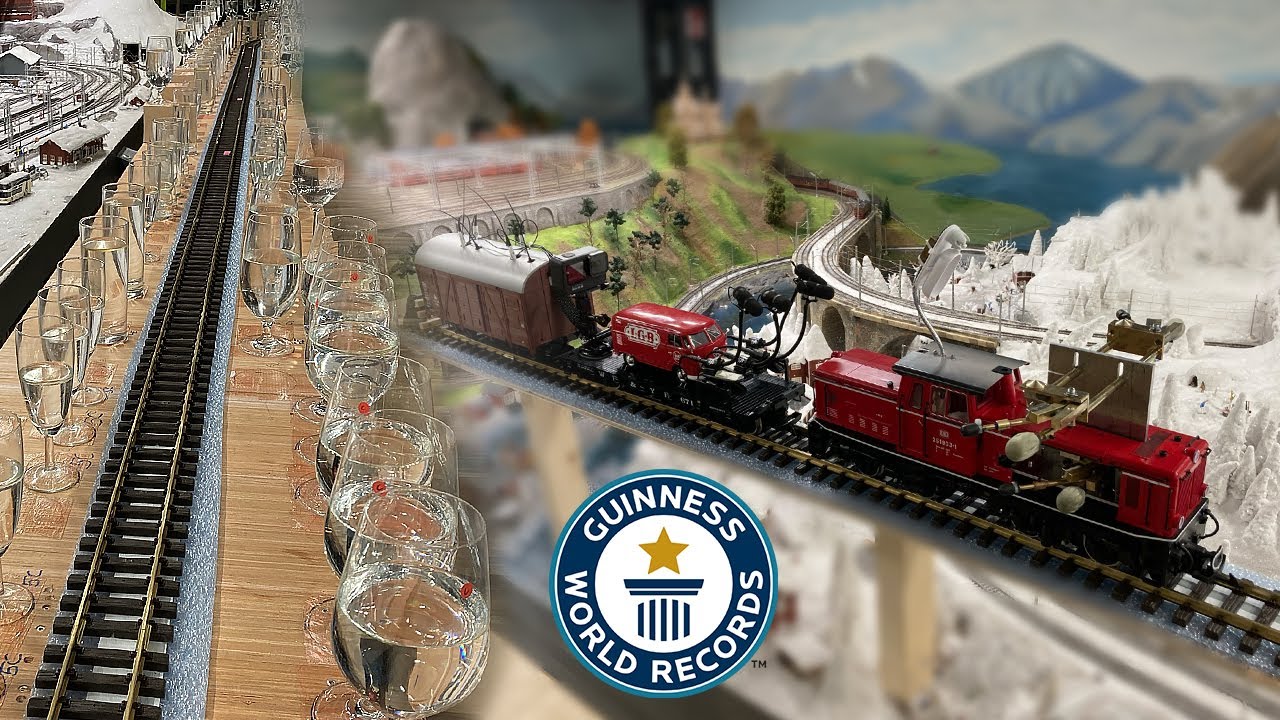 The world's largest model train also plays music.