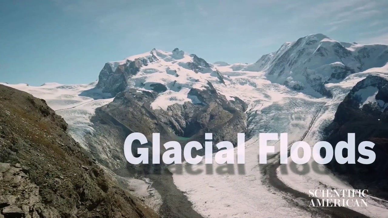 What a glacial lake outburst flood looks like.
