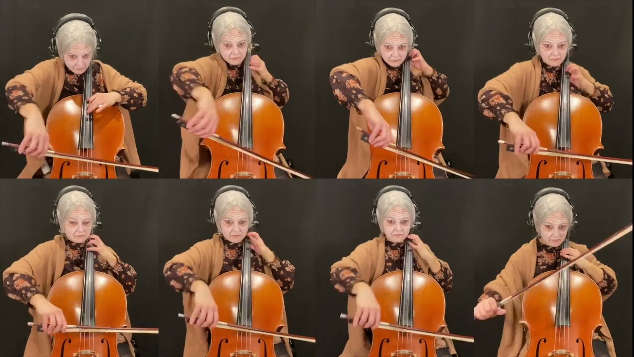 8 "Psycho" cellos.