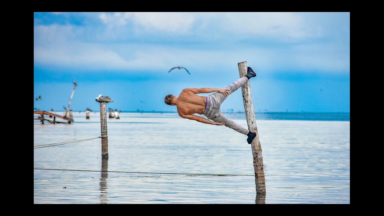 How to be a human flag.