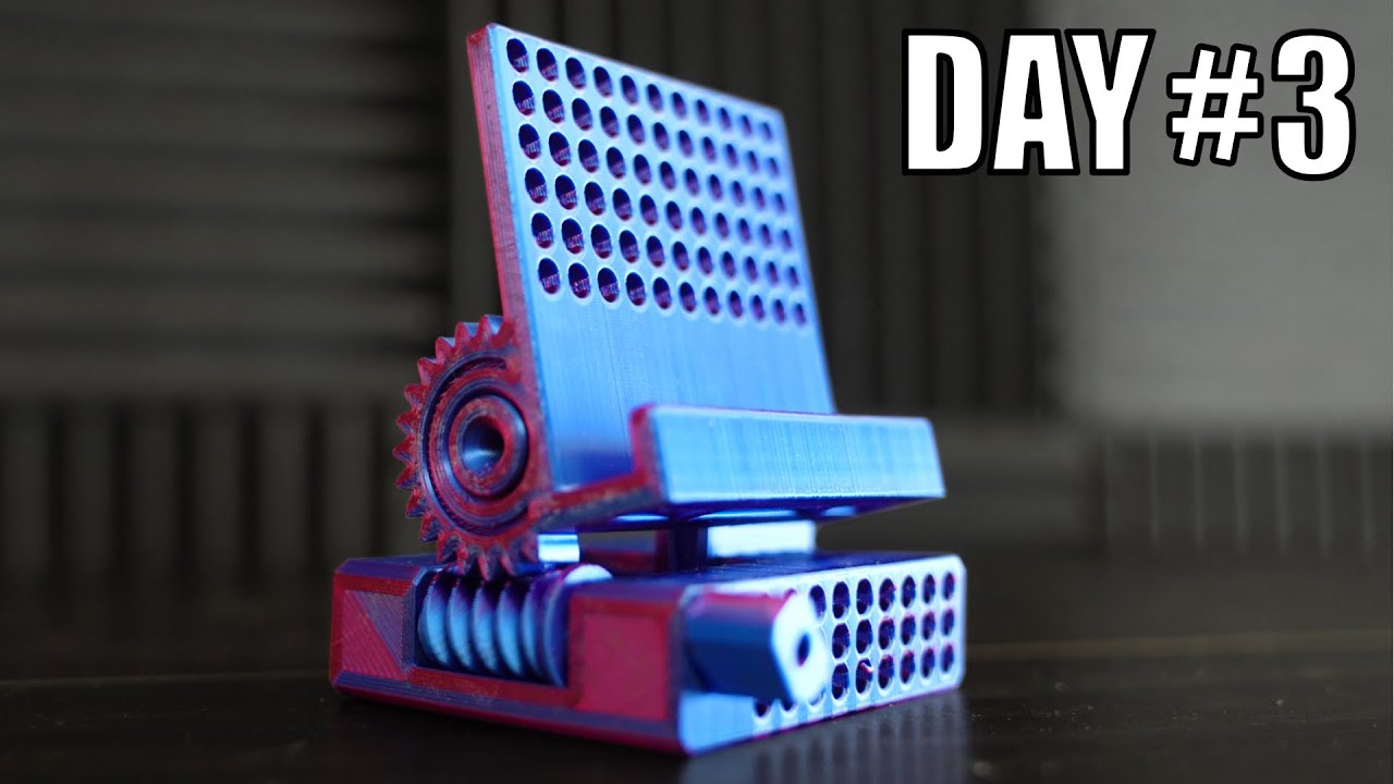 Creating 20 new 3D-printed designs in 20 days.