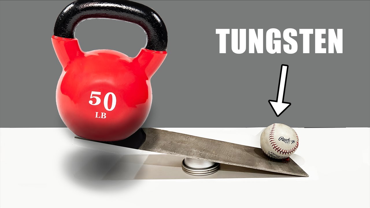 Making the heaviest baseball.