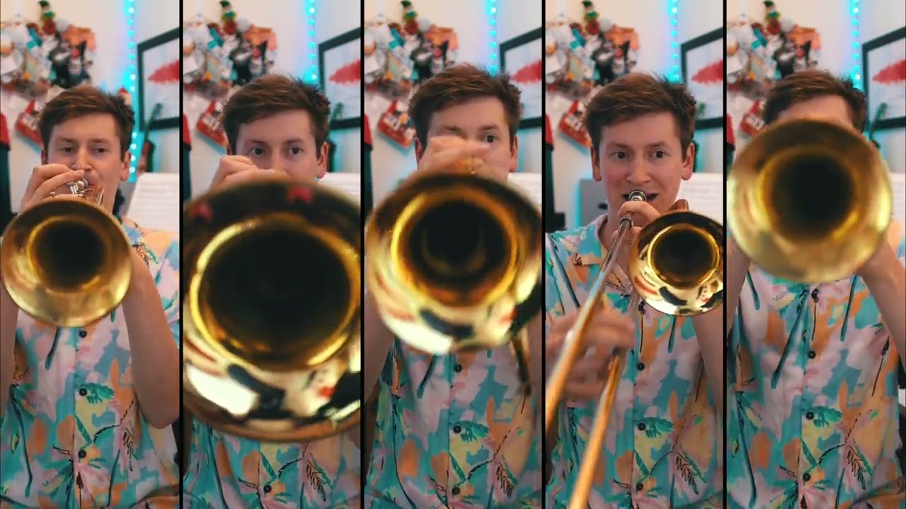 One-man bass quintet plays Tears for Fears.