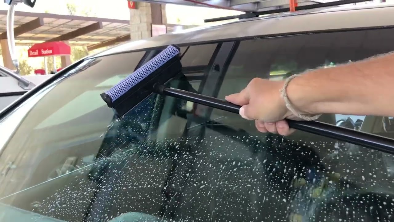 Try this window-cleaning trick next time you get gas.