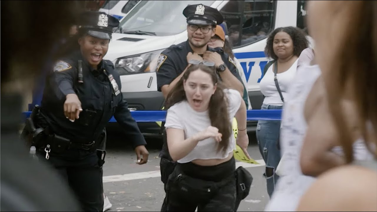 Unsung hero pedestrians of NYC Marathon.