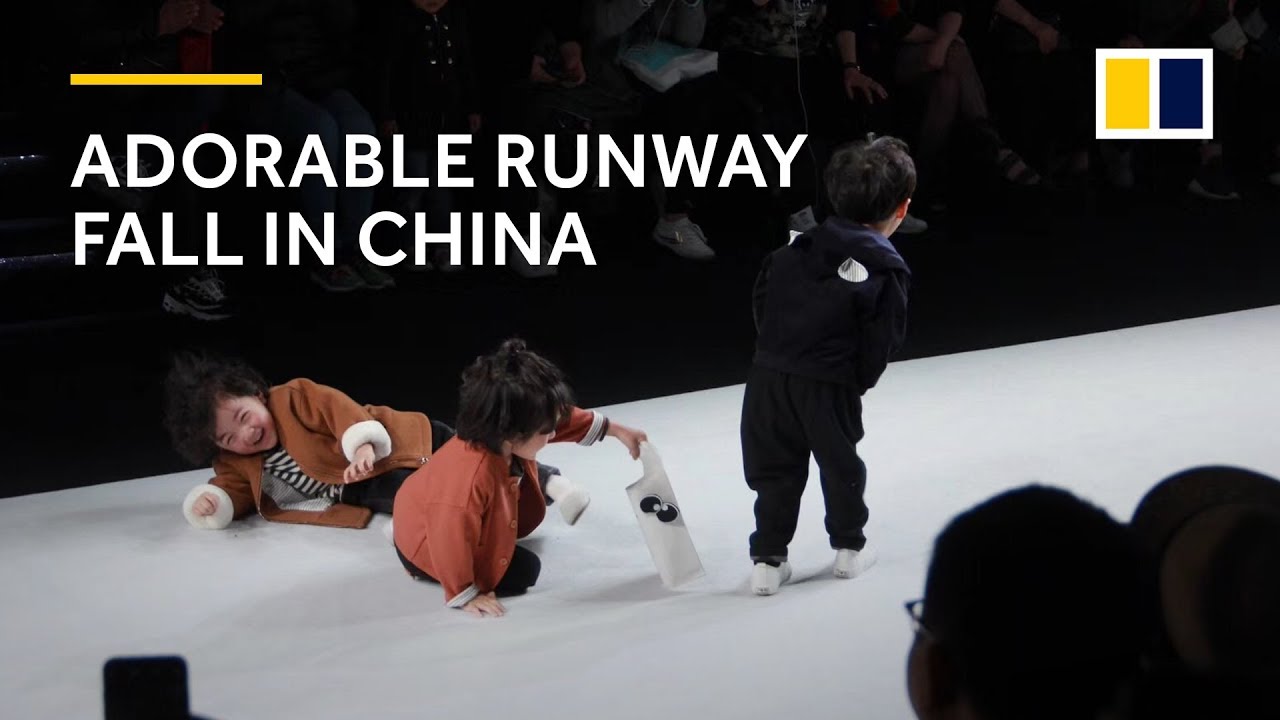 Adorable runway fail.