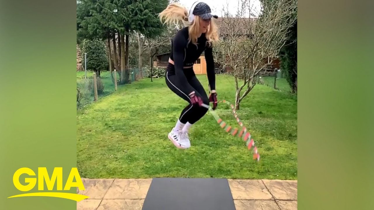 Jumping rope can be iconic.