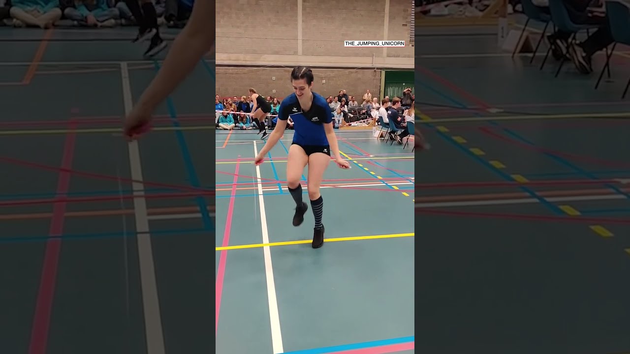 The rope is invisible.