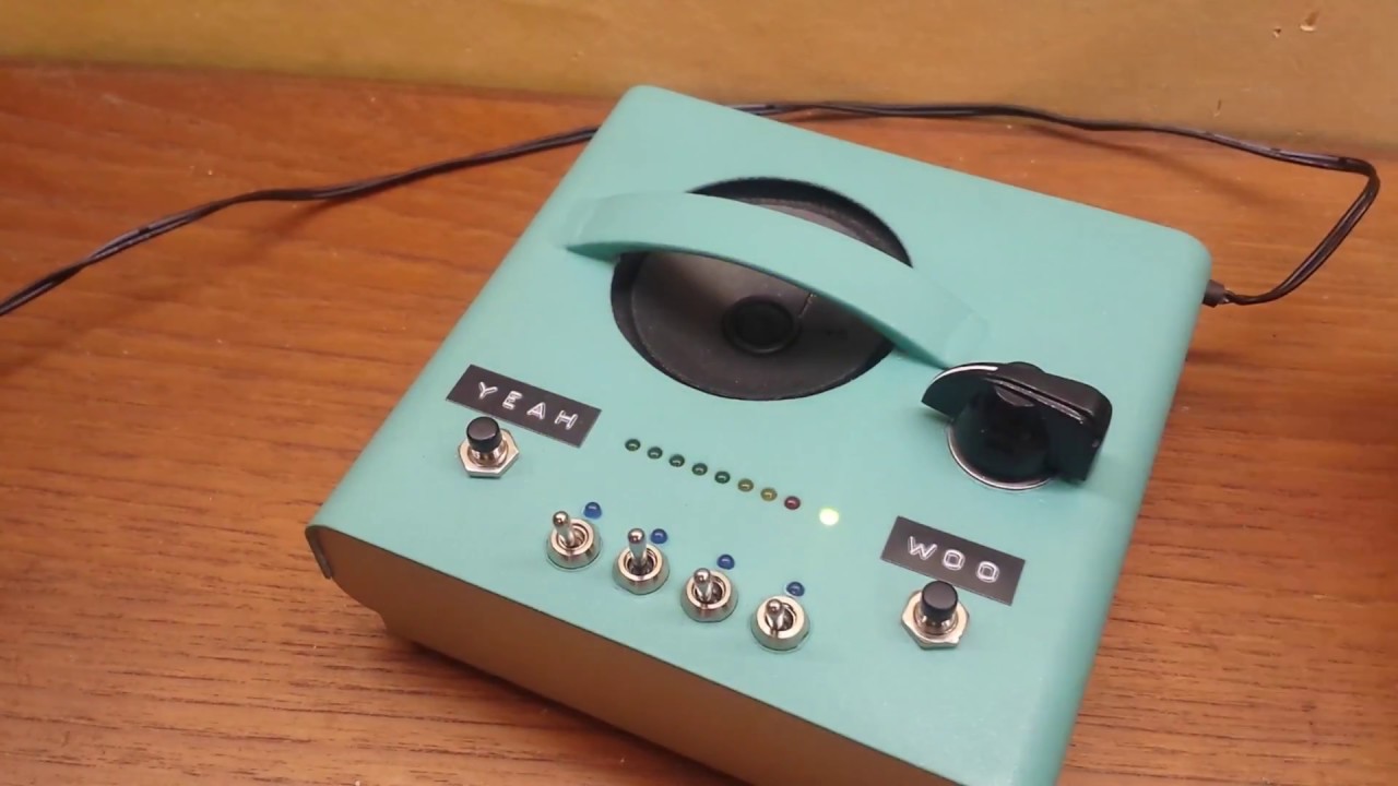 Yeah! Woo! machine in action.