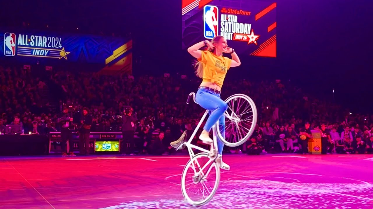 Nba All Star Bike Girl Performance