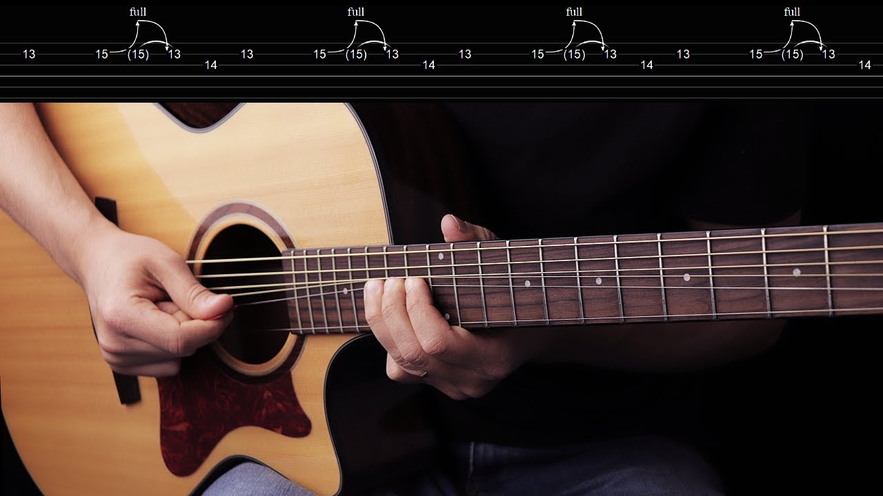 Most famous electric guitar solo, only acoustic.