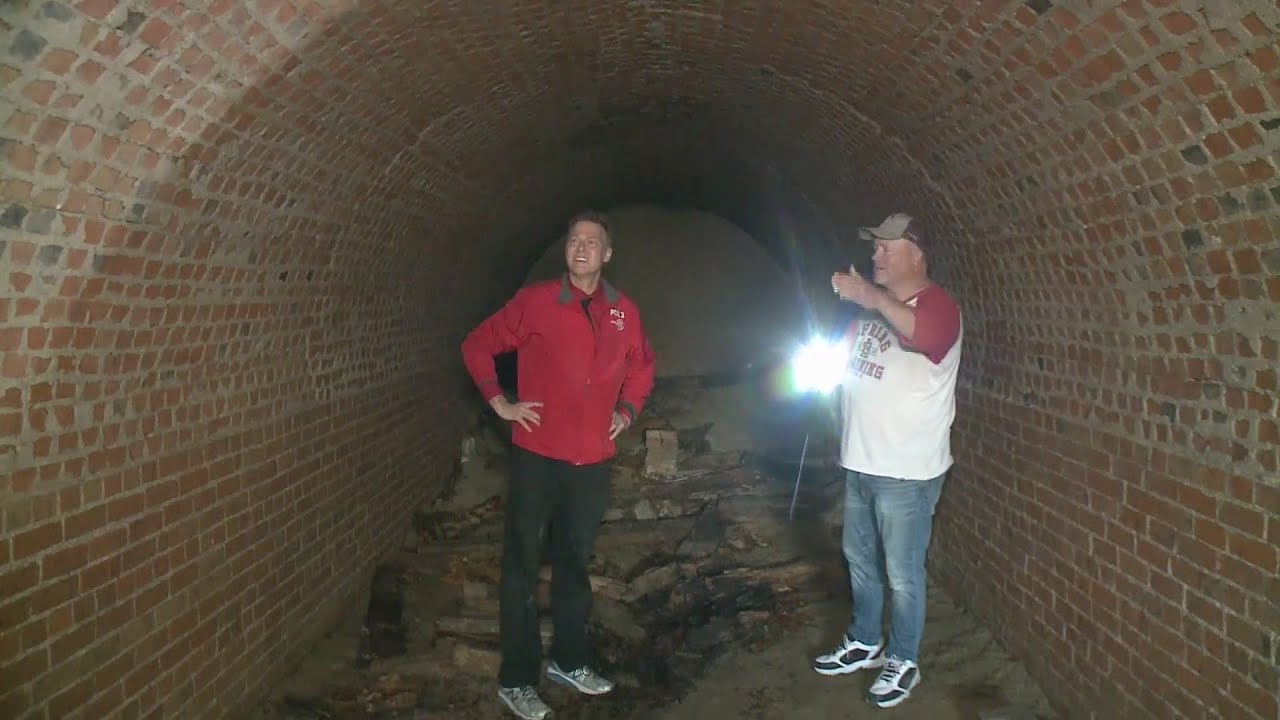 Man finds mysterious tunnel under his home. Man finds mysterious tunnel under his home.