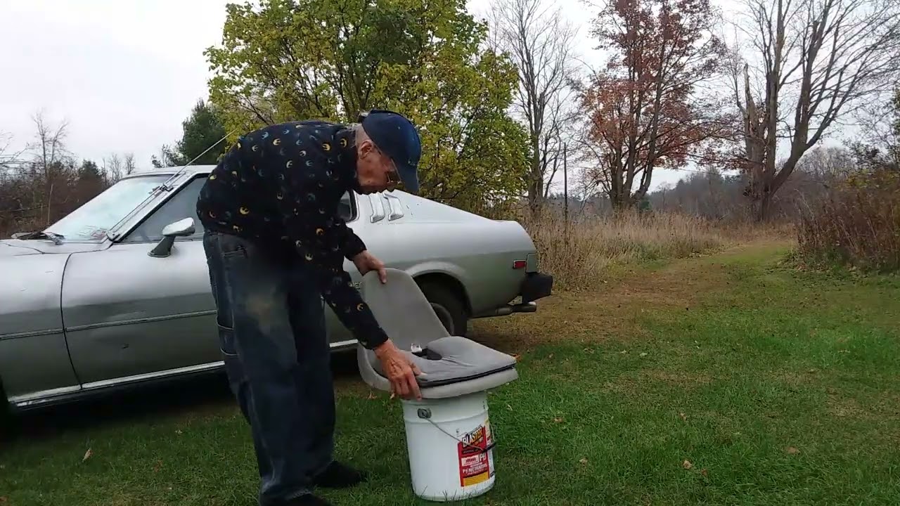 Extreme comfort with a portable rocking chair.
