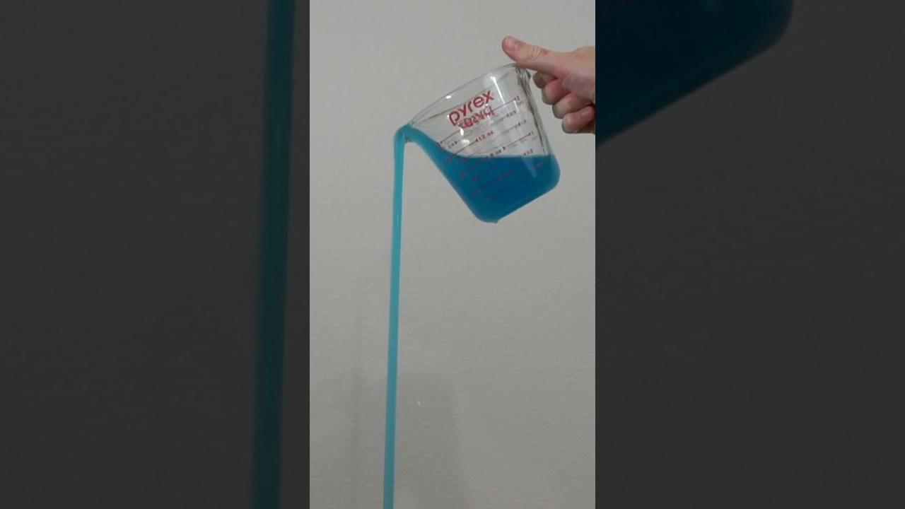 Liquid that pours itself.