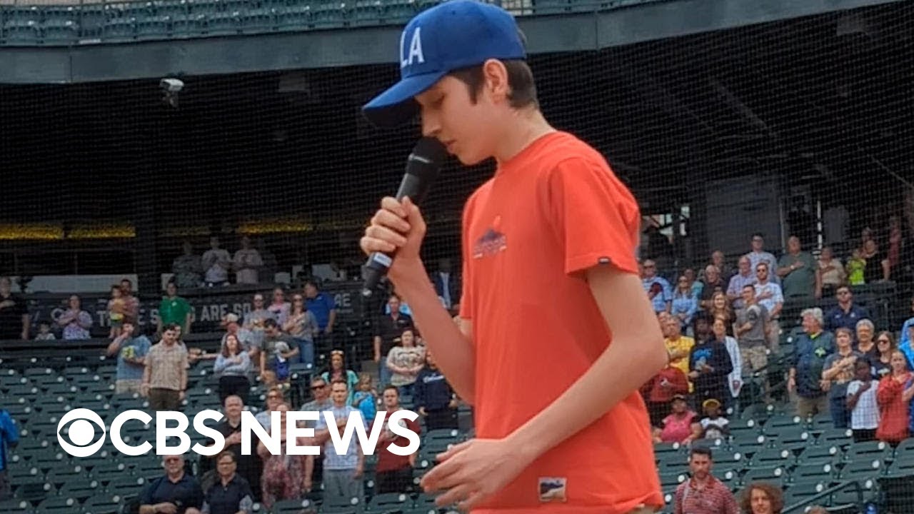 Blind teen goes viral for his singing.