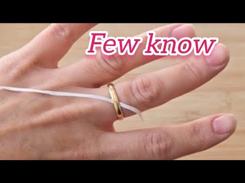 Doctor says use this method to remove ring stuck on your finger.