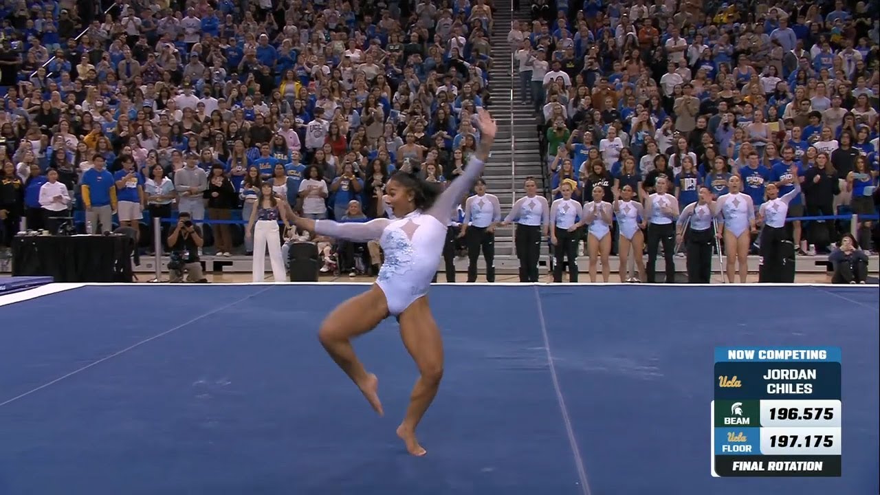 Jordan Chiles - Perfect 10 floor routine.