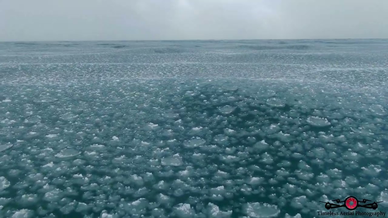 Ice waves keep getting bigger and bigger.