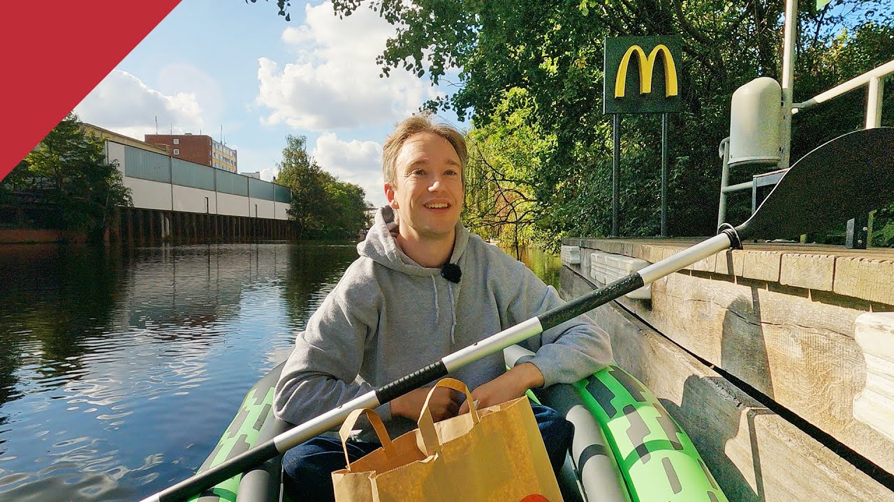 The world's only float-thru McDonald's.